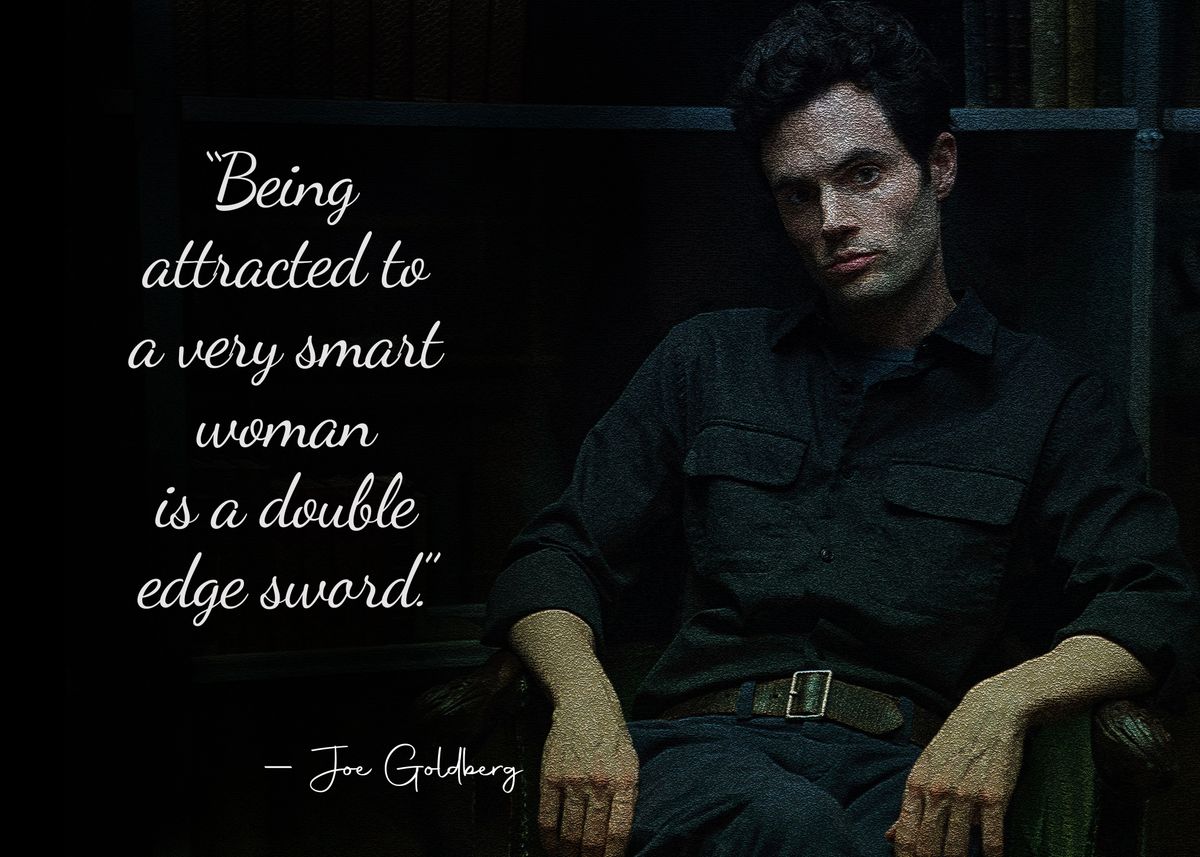 'Joe Goldberg' Poster, picture, metal print, paint by Anxhela Sufa ...