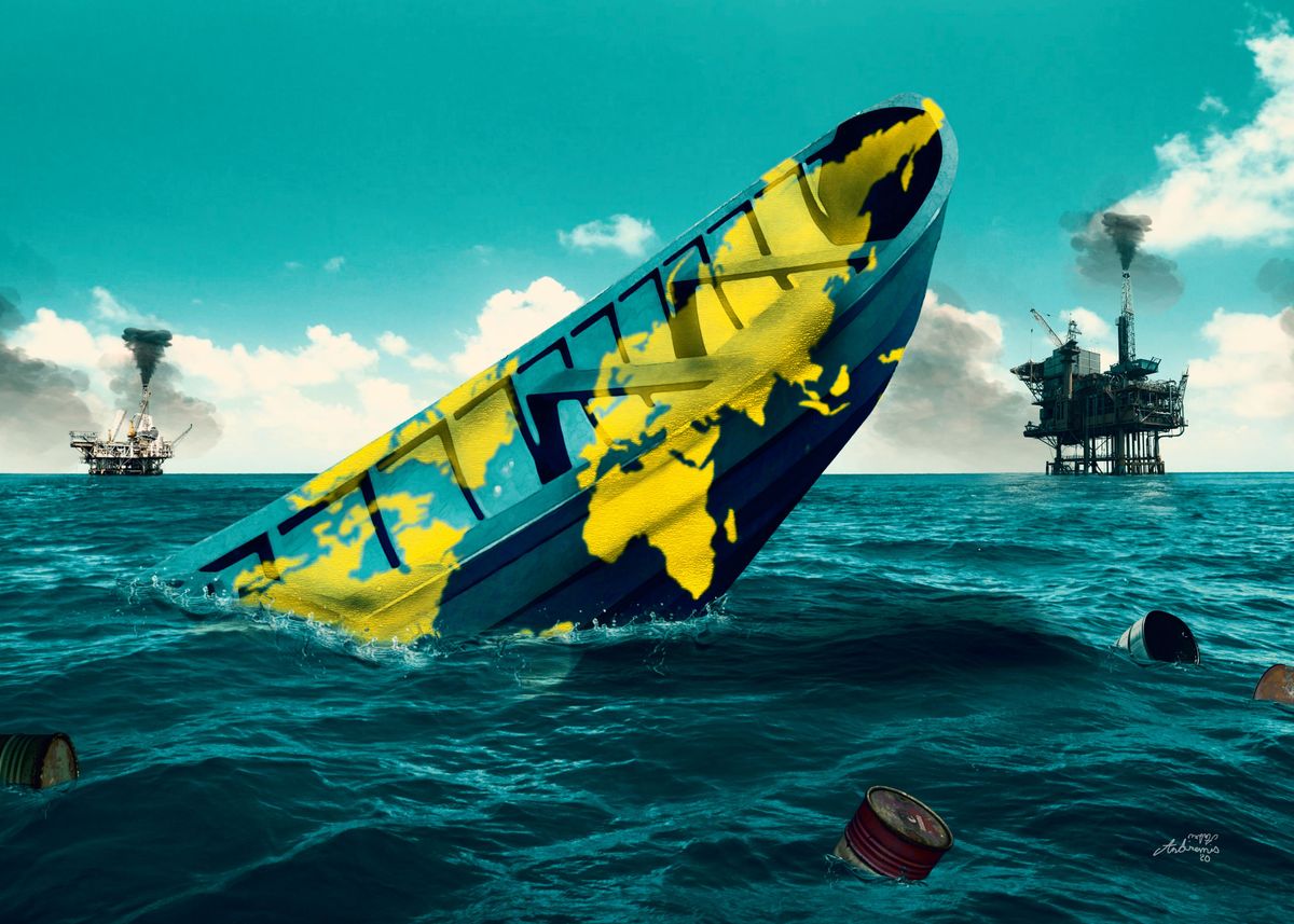 'Sink World ' Poster, picture, metal print, paint by andrei andremis ...