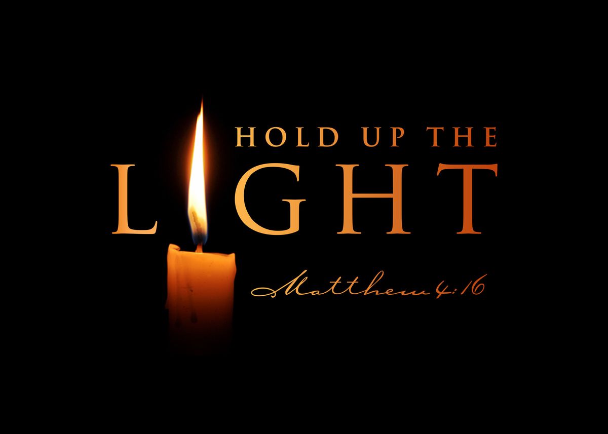 'Hold Up the Light' Poster by ABConcepts | Displate