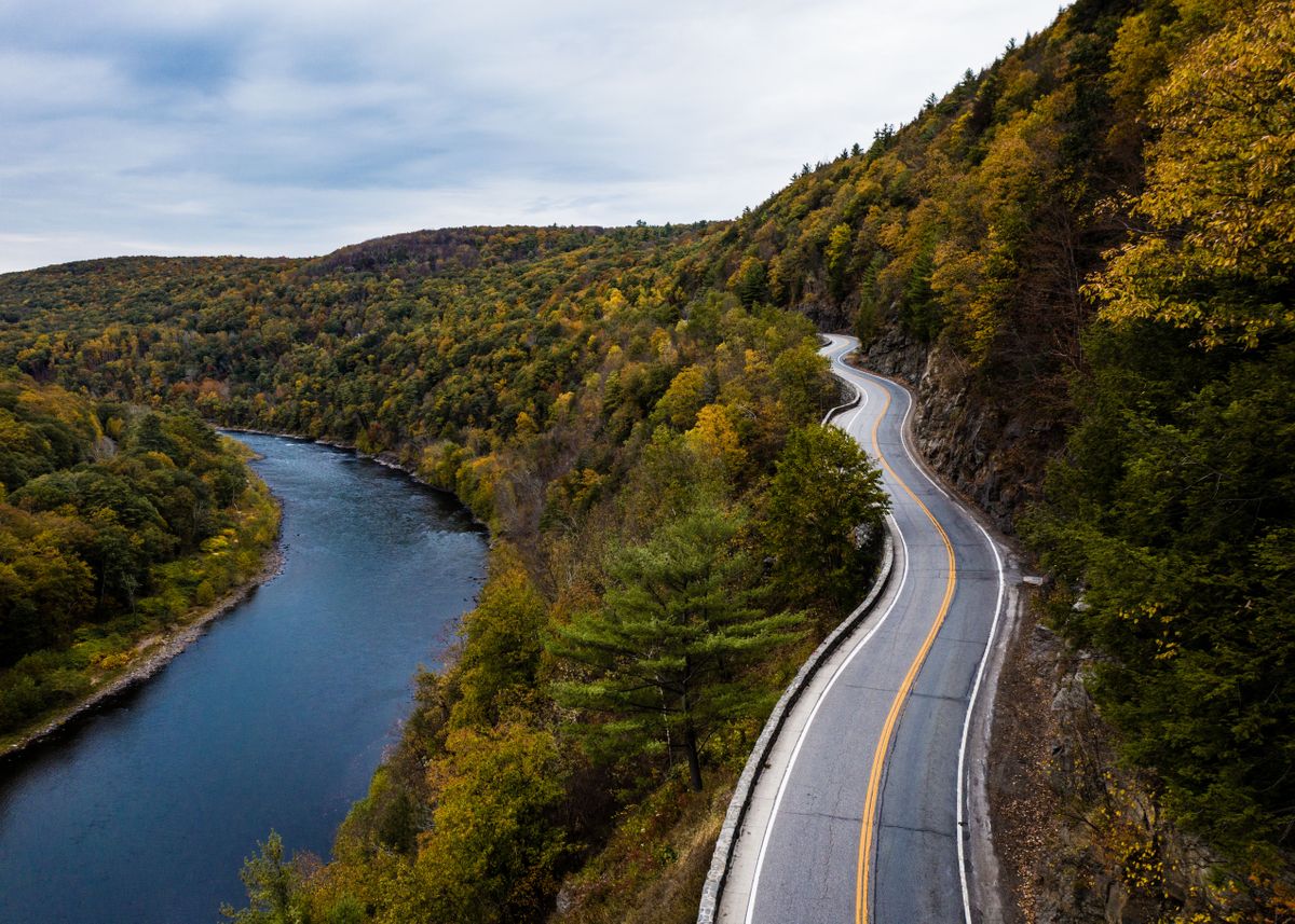'Delaware river' Poster by Ricardo Costa | Displate