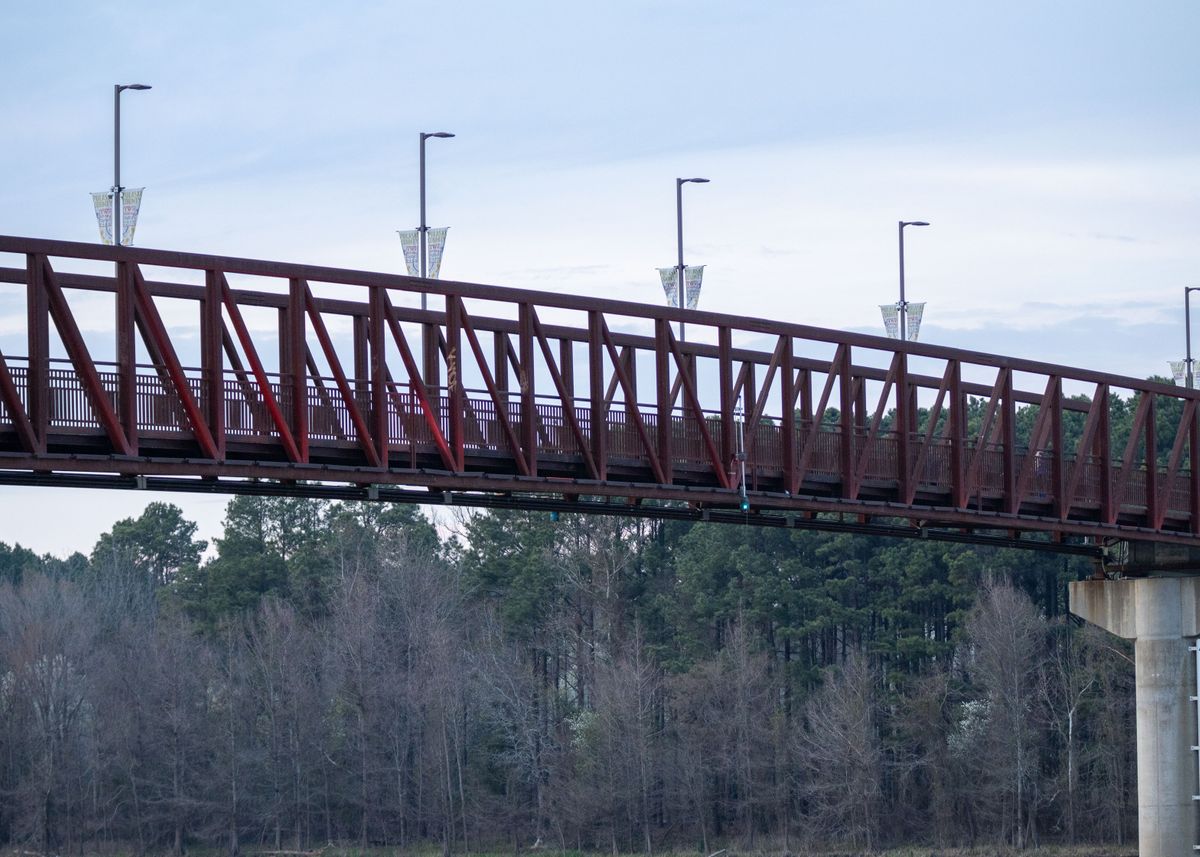 'Two Rivers Park Bridge 5' Poster, picture, metal print, paint by Jacob ...