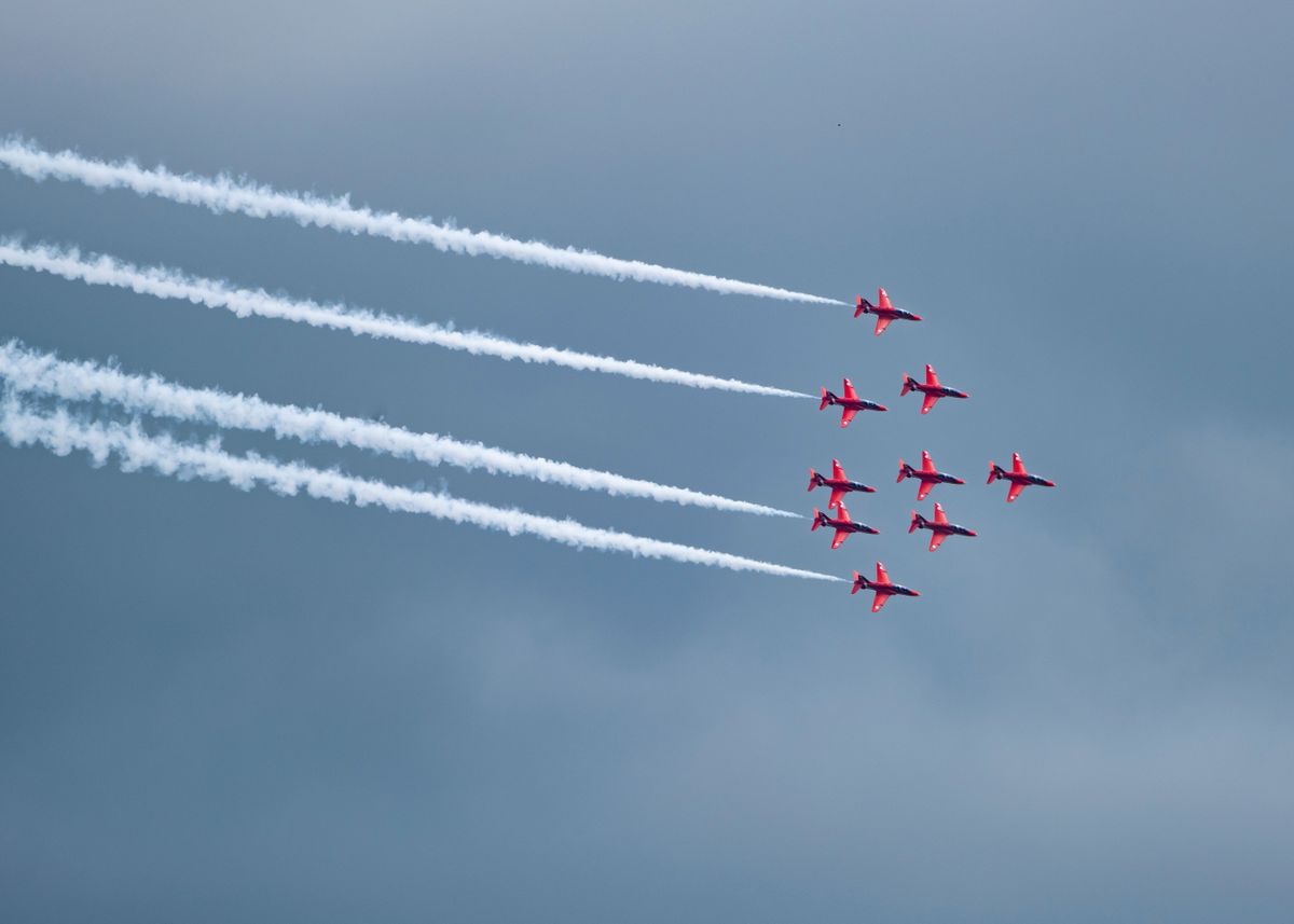 'The Red Arrows' Poster by Ricardo Costa | Displate