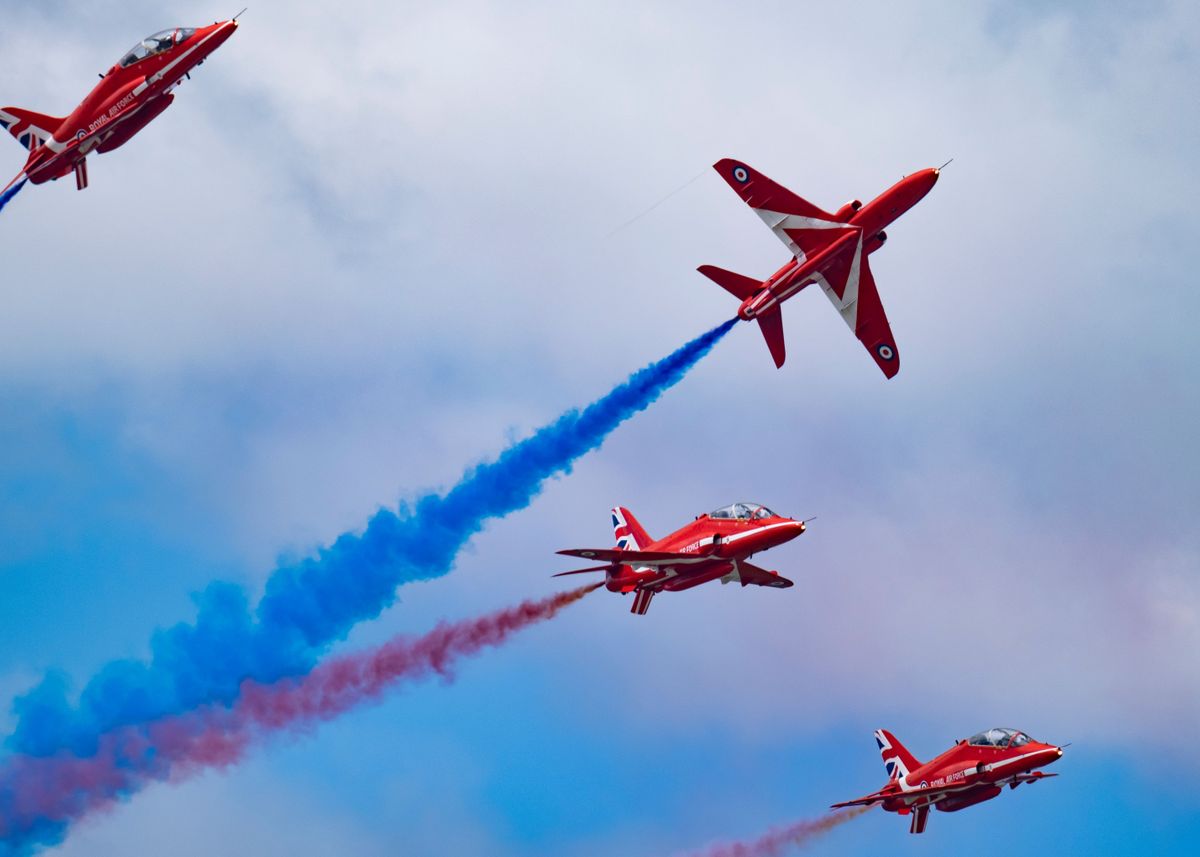'The Red Arrows' Poster by Ricardo Costa | Displate