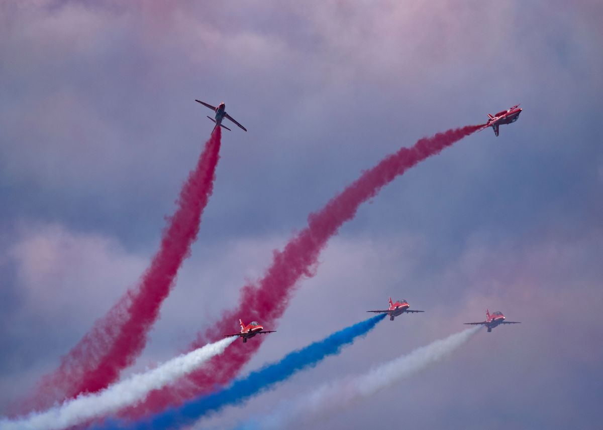 'The Red Arrows' Poster by Ricardo Costa | Displate