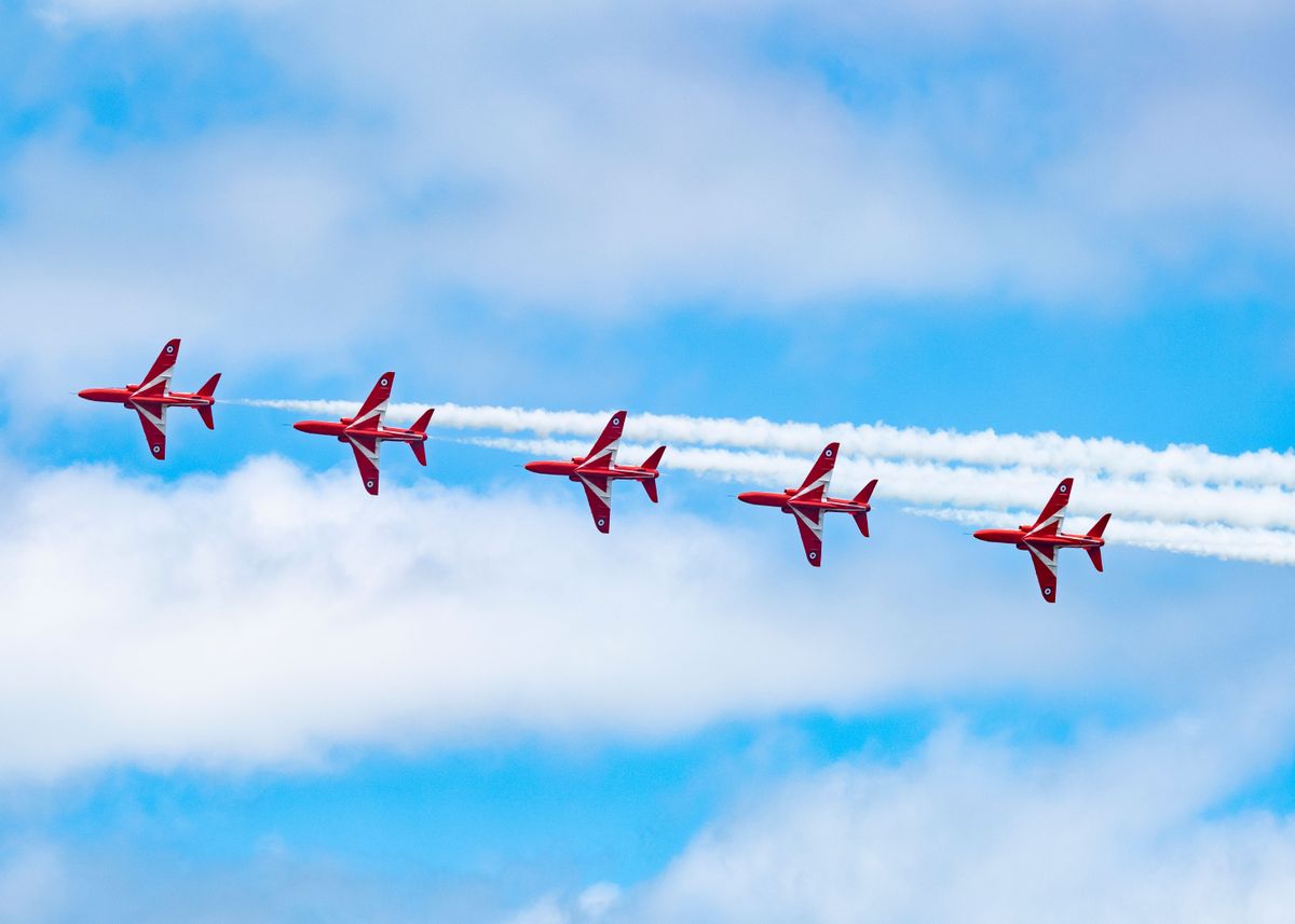 'The Red Arrows' Poster by Ricardo Costa | Displate