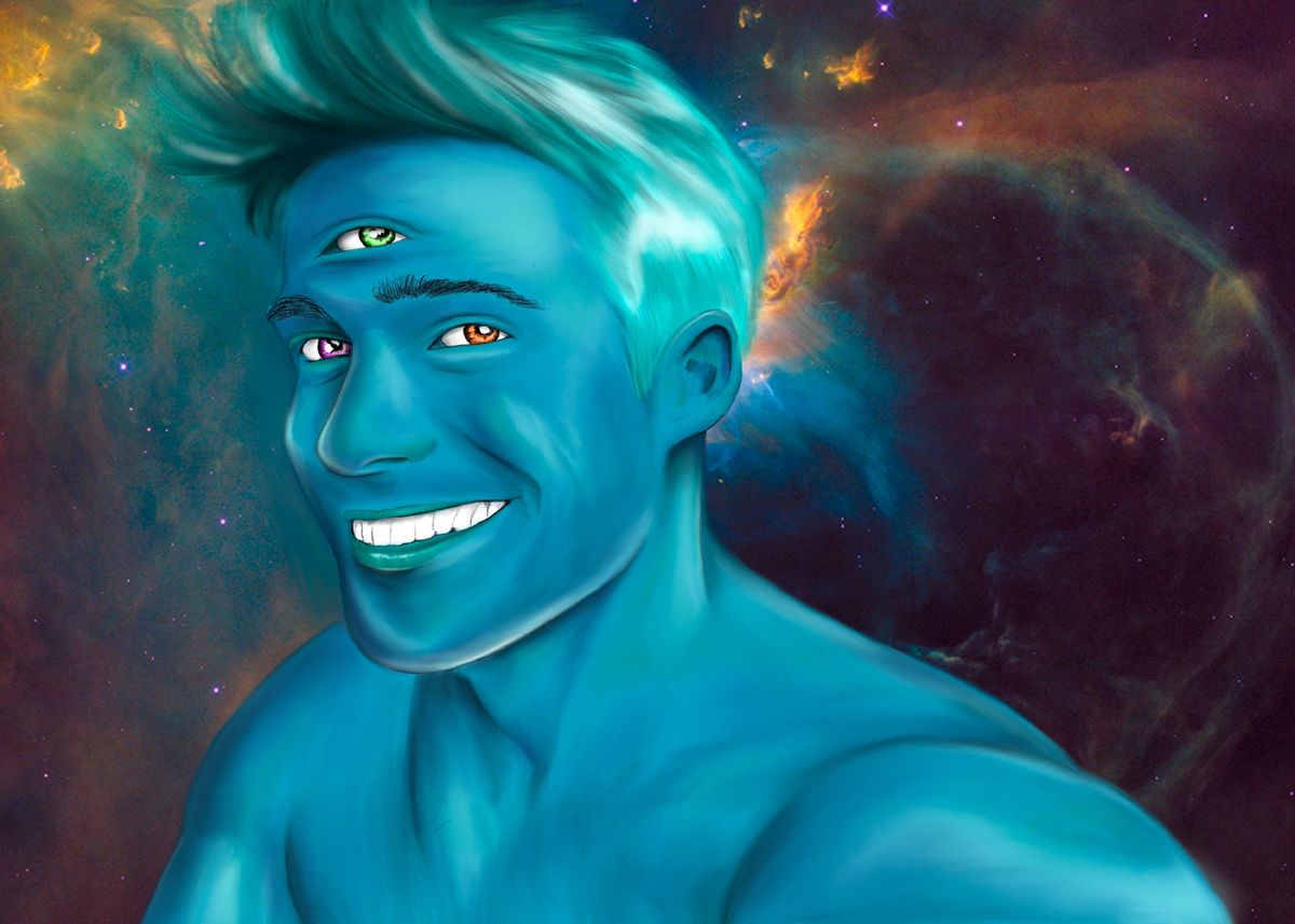 'Strange Quark' Poster, picture, metal print, paint by Daniel Peyton ...