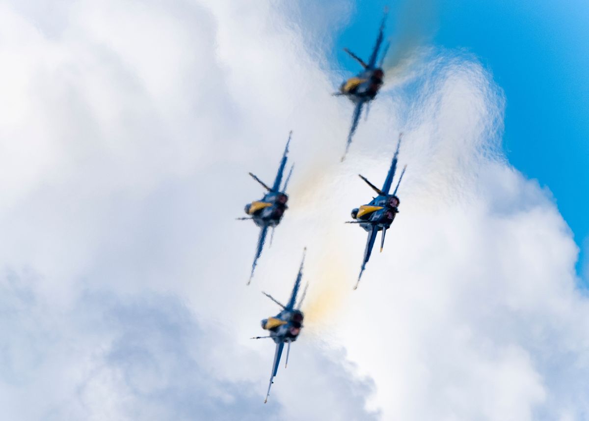 'Blue Angels' Poster, picture, metal print, paint by Ricardo Costa ...