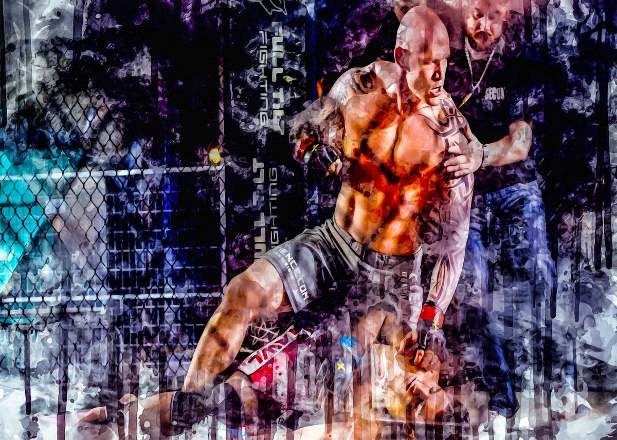 'Tapped Out' Poster, picture, metal print, paint by Katerina Lim | Displate