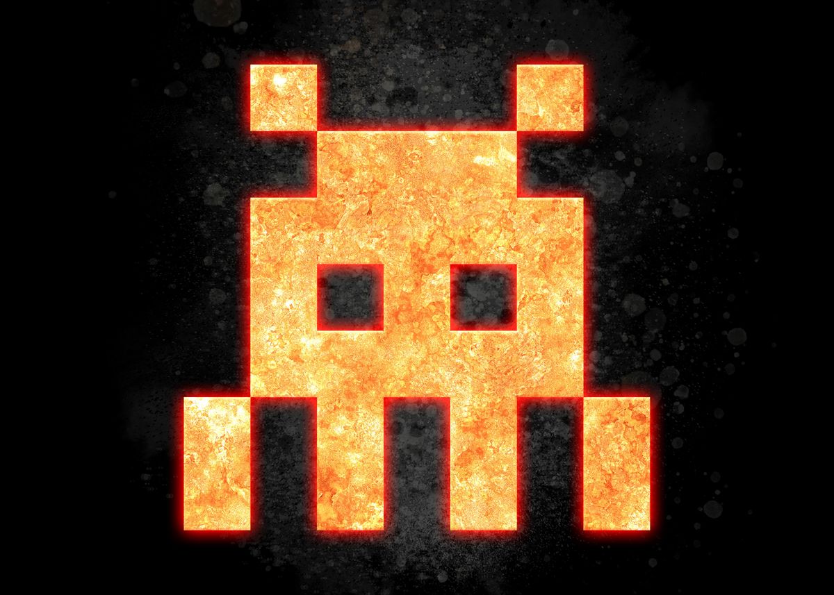 'INVADER VI' Poster, picture, metal print, paint by msp4rrow | Displate