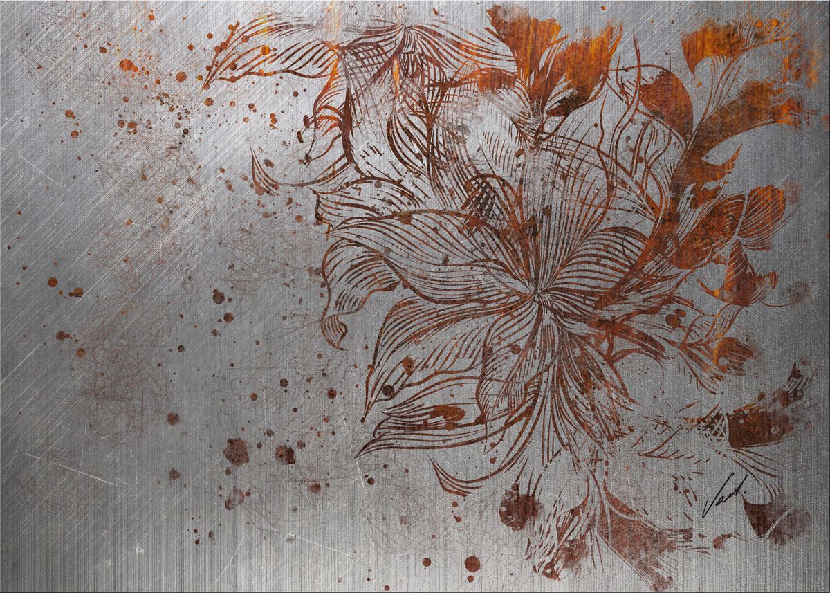 'Rusty Flower' Poster by vart | Displate