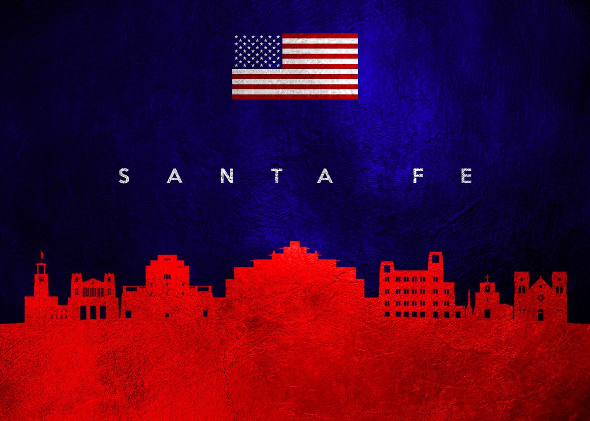 'Santa Fe New Mexico' Poster by ABConcepts | Displate