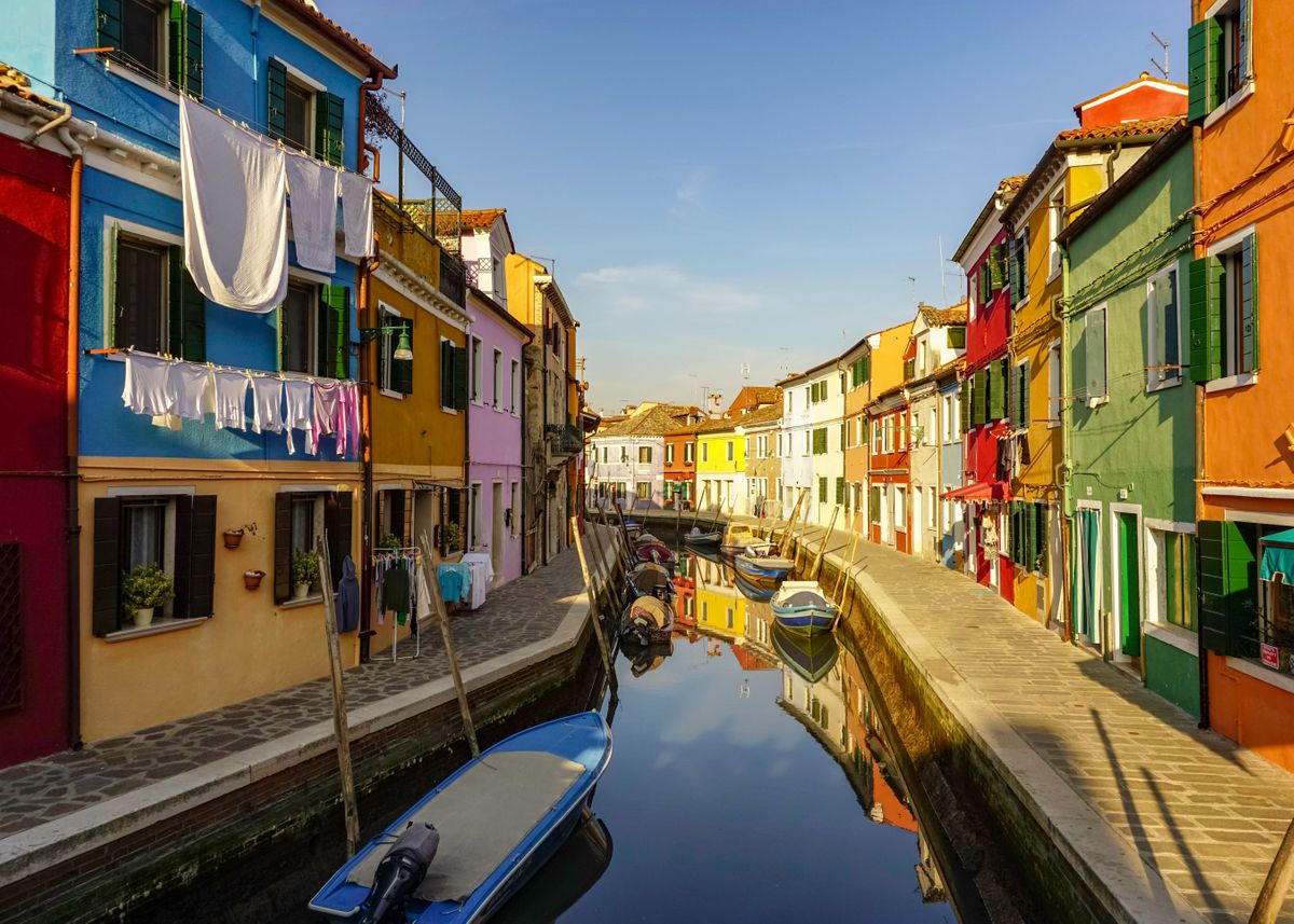 'Burano' Poster, picture, metal print, paint by Melissa Amburgey | Displate