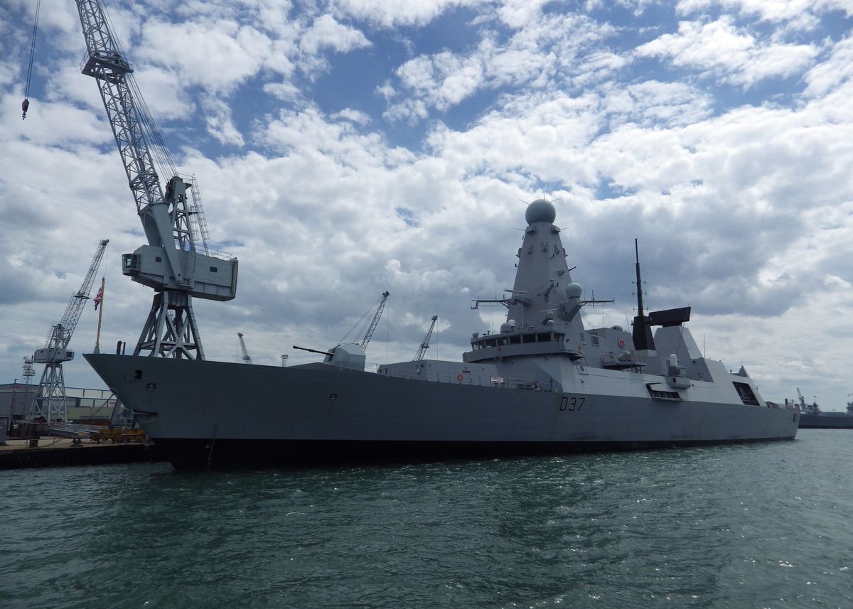 'HMS Duncan' Poster, picture, metal print, paint by martin taylor ...