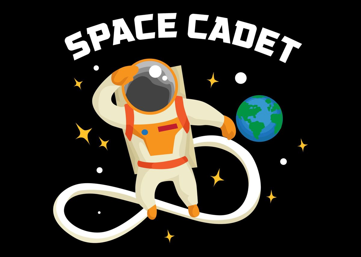 'Space Cadet For Astronauts' Poster, picture, metal print, paint by Uwe ...