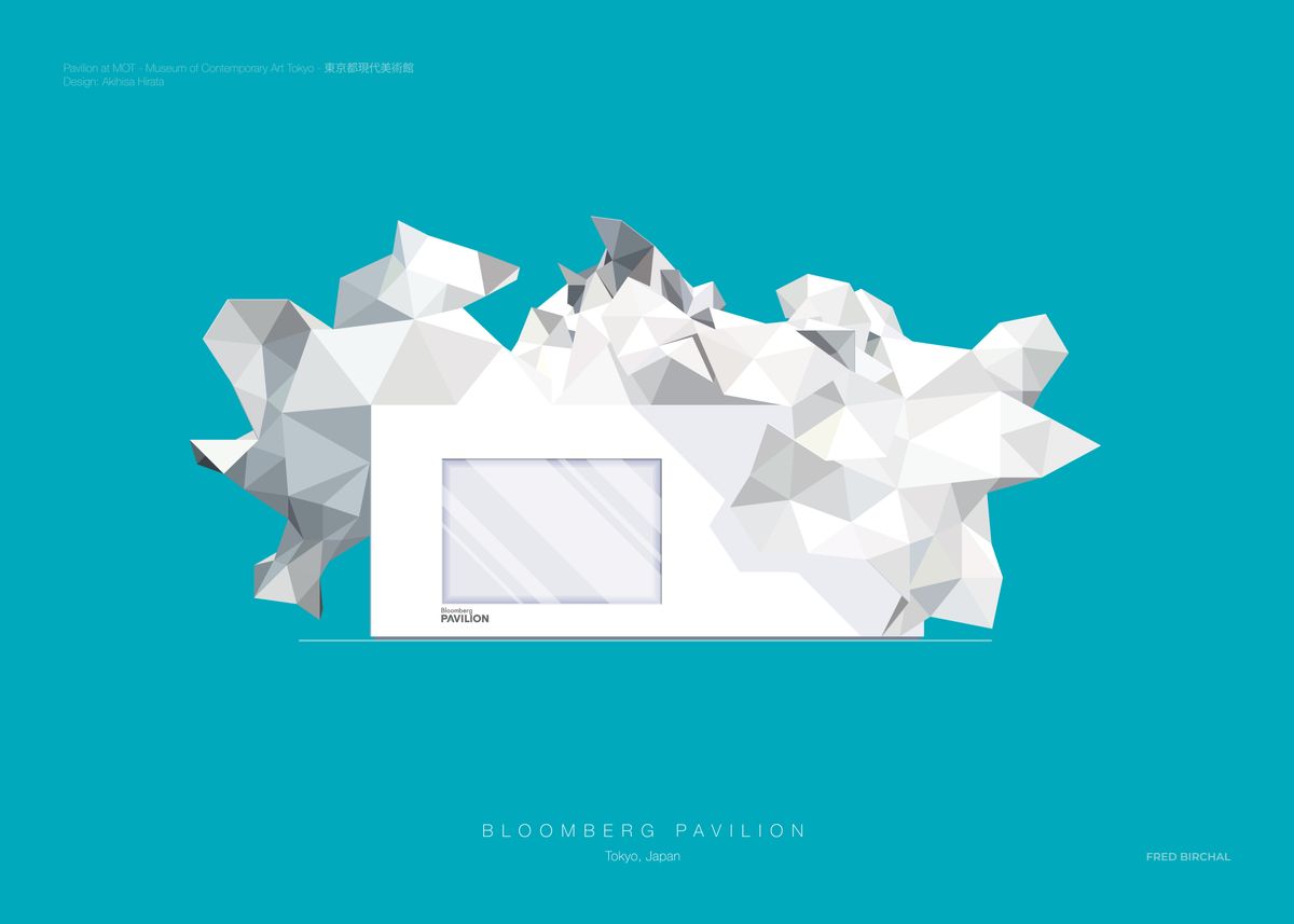 'Bloomberg Pavilion' Poster, picture, metal print, paint by Fred ...