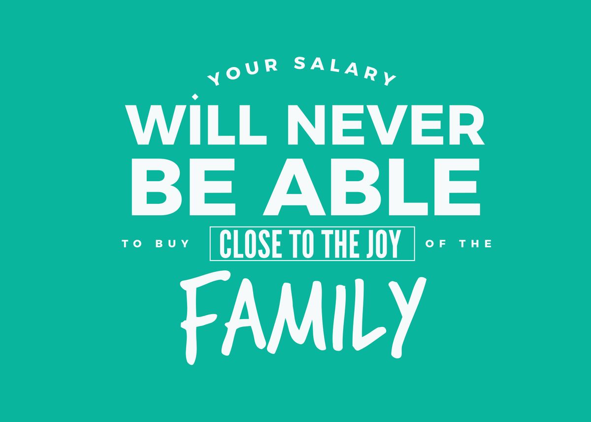 'your salary' Poster by baraiko eiji | Displate