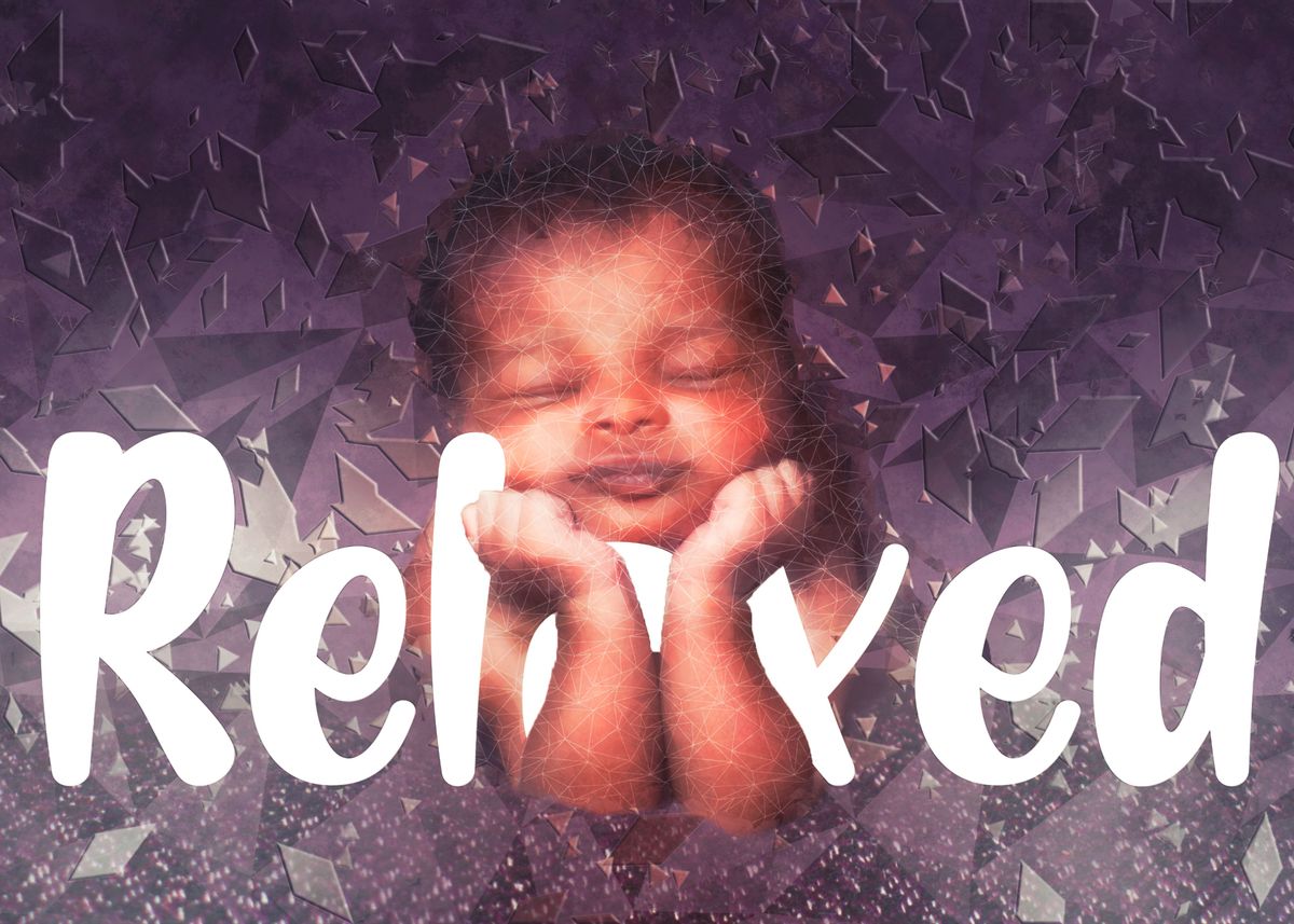 'Relaxed' Poster, picture, metal print, paint by Martin Mærkmose ...