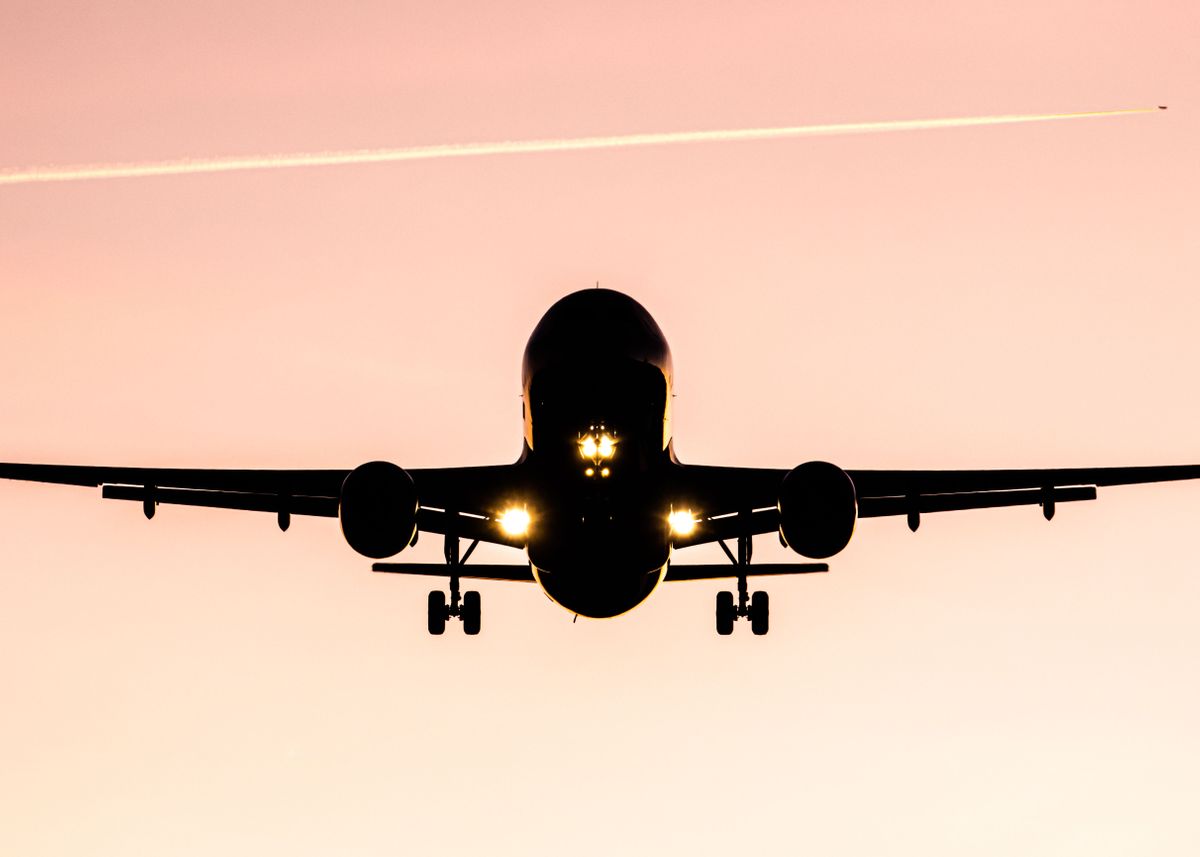 'Airbus gradient color' Poster, picture, metal print, paint by Nicolas ...