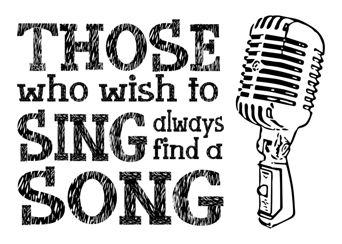 'Sing a song' Poster, picture, metal print, paint by TheSpezialBrand ...