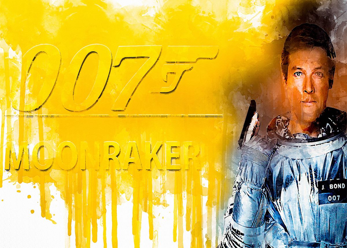 'Moonraker 1' Poster, picture, metal print, paint by Kaye Luca | Displate