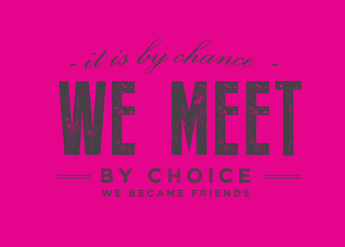 'by chance we met' Poster, picture, metal print, paint by baraiko eiji ...