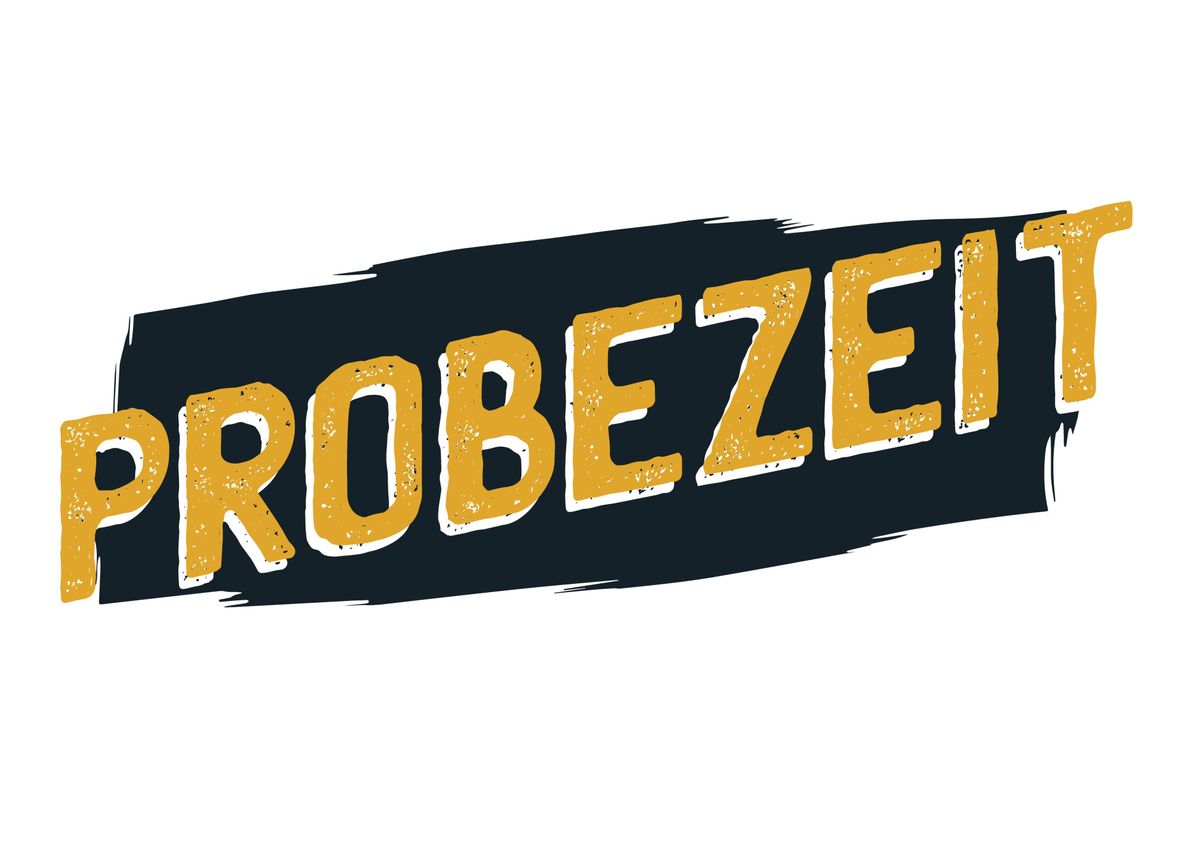 'Probation Text Design' Poster by Bombdesign | Displate