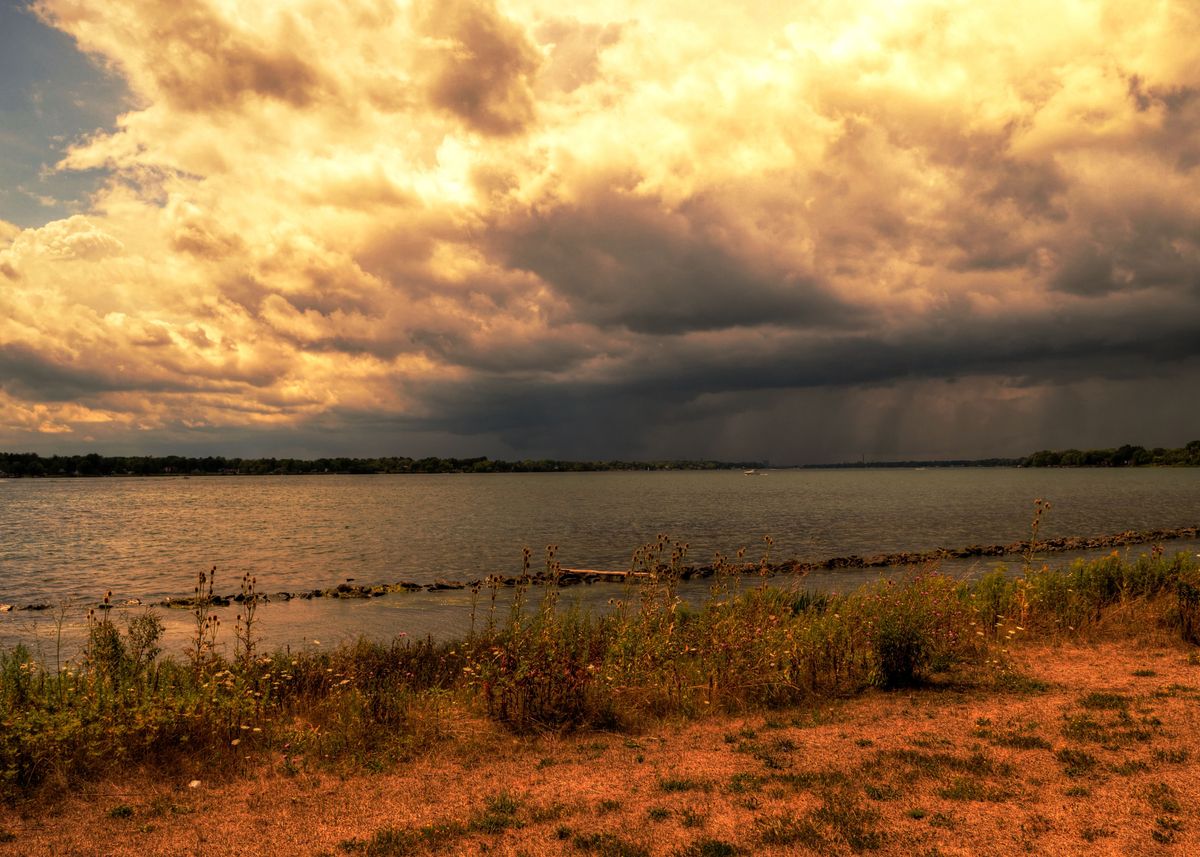 'Angry Sky' Poster by Debbie Ritch | Displate
