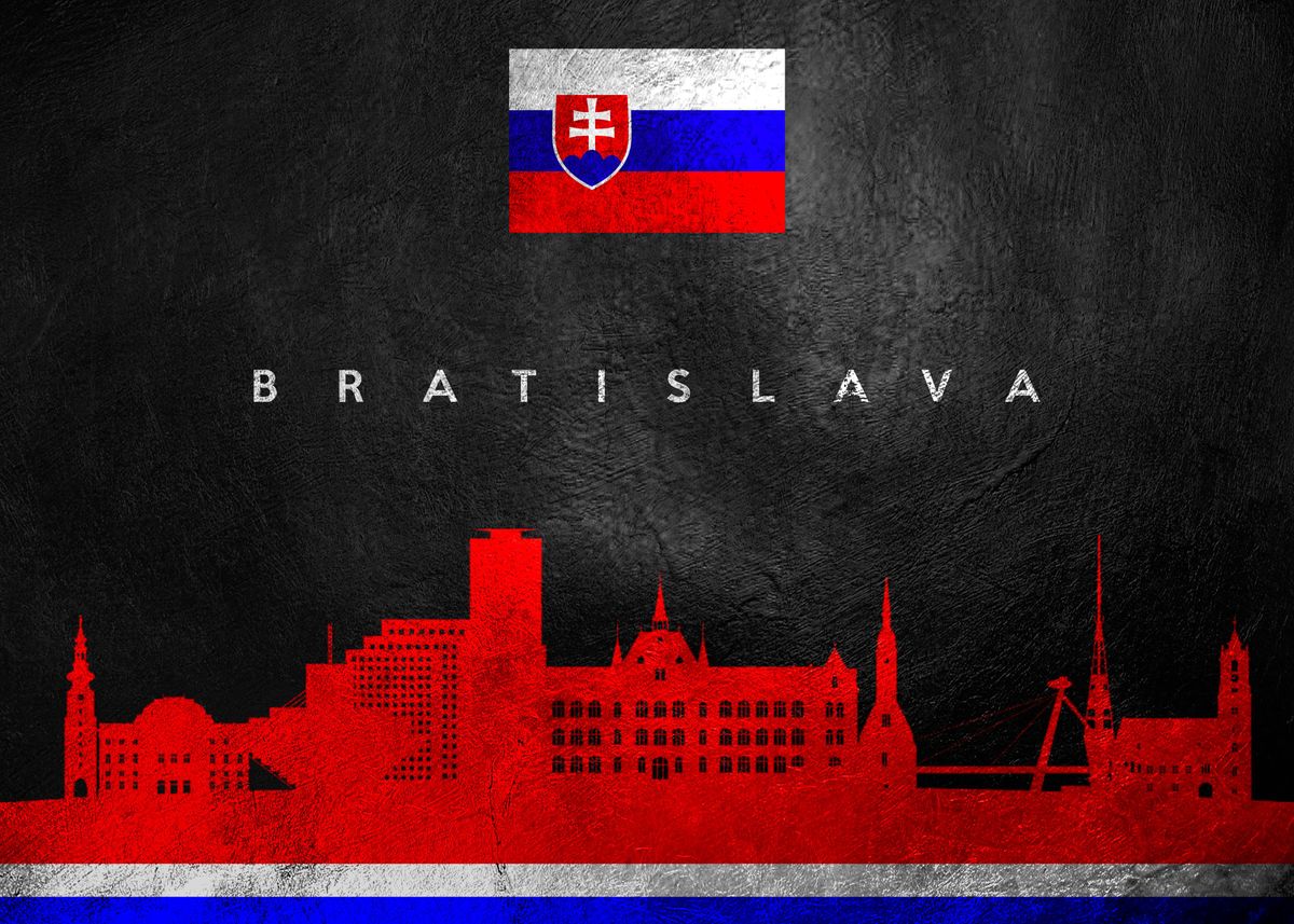 'Bratislava Slovakia ' Poster by ABConcepts | Displate