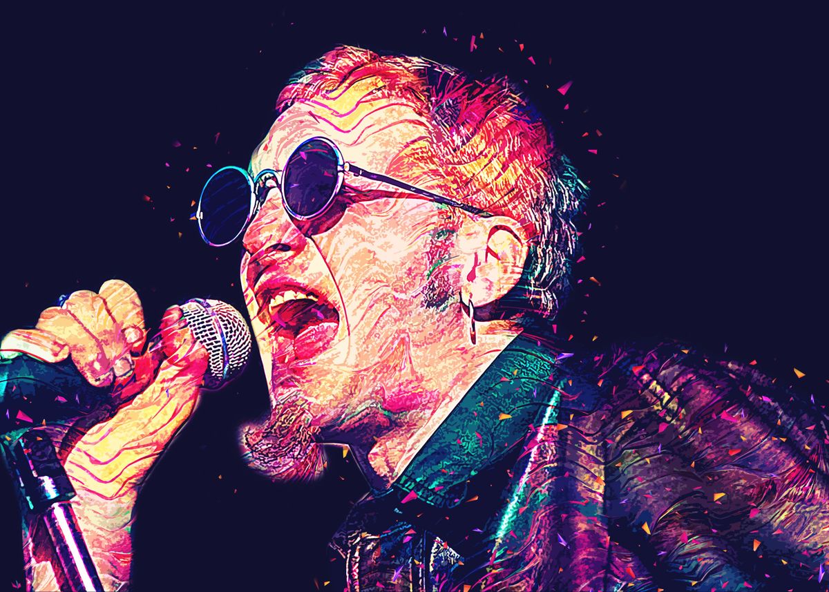 'Layne Staley' Poster by TI KI | Displate