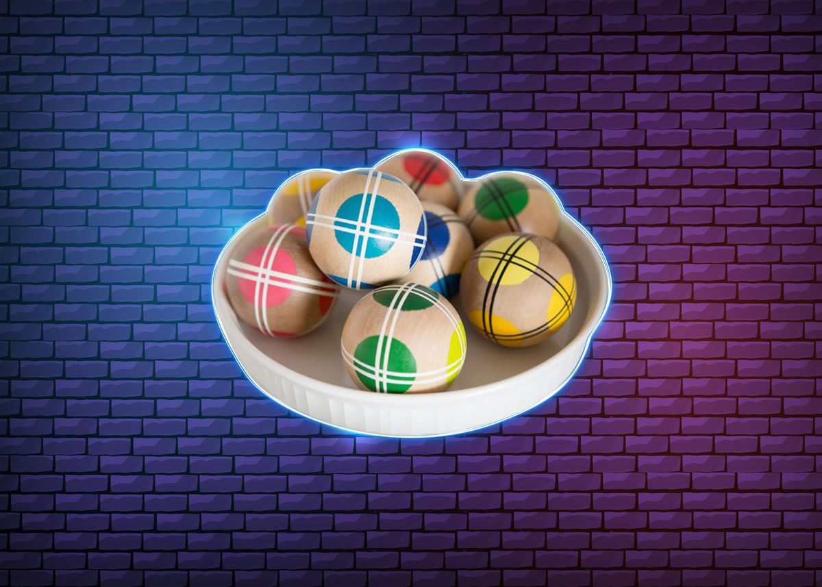 'Bocce Ball Set' Poster, picture, metal print, paint by Vest He tsack ...