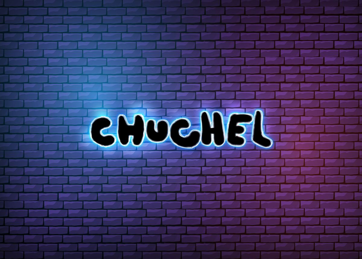 'CHUCHEL' Poster, picture, metal print, paint by Vest He tsack | Displate