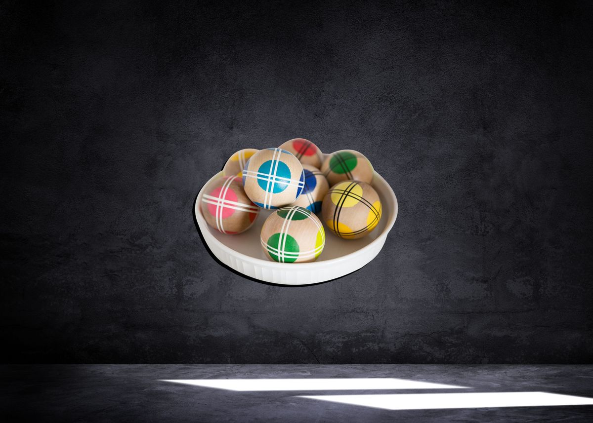 'Bocce Ball Set' Poster, picture, metal print, paint by Vest He tsack ...