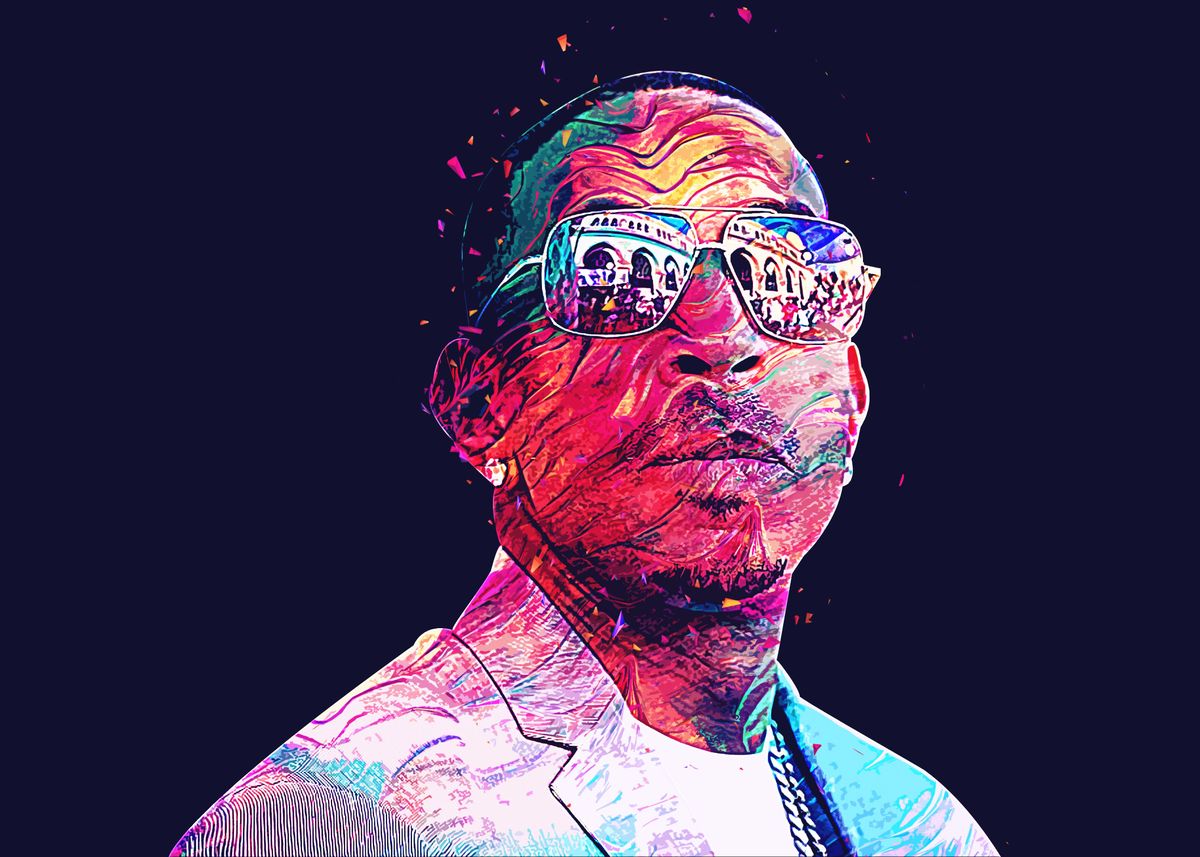 'Ludacris' Poster, picture, metal print, paint by SA KE | Displate