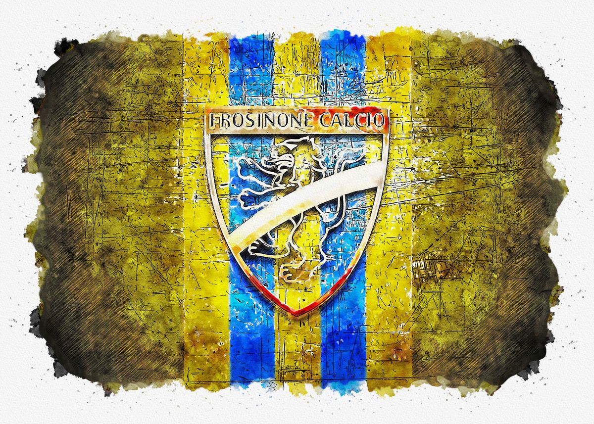 'Frosinone FC' Poster, picture, metal print, paint by Bustabu | Displate