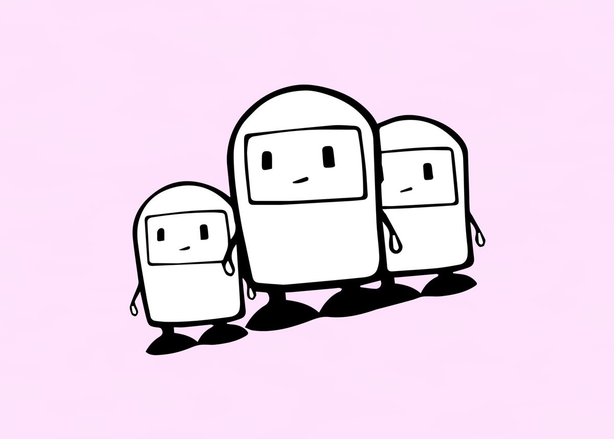 'The Gang' Poster, picture, metal print, paint by Digital Walrus | Displate