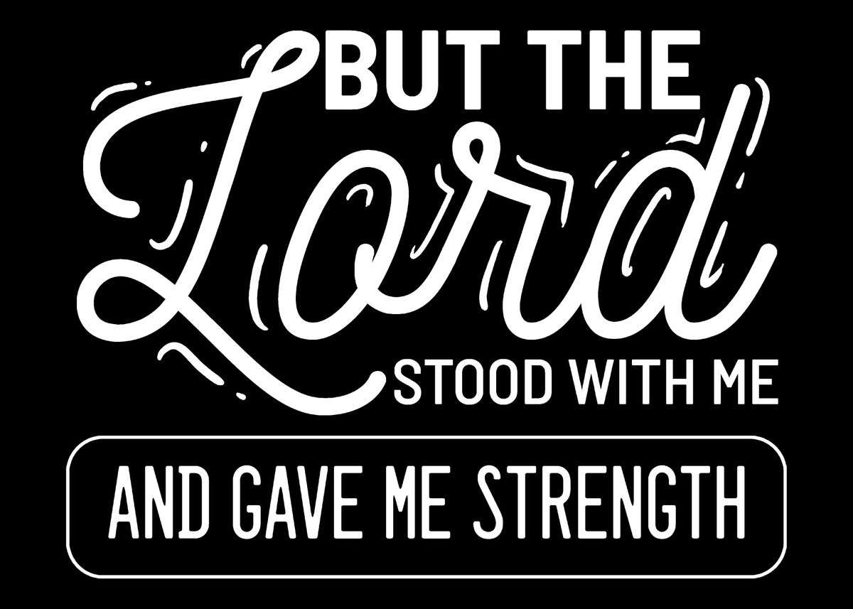 'Believe Strength Jesus Fol' Poster, picture, metal print, paint by ...