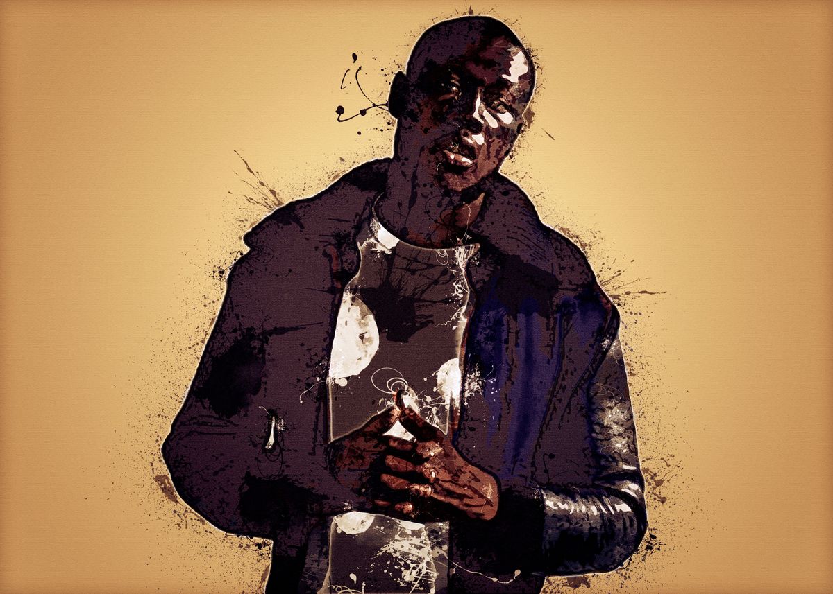 'Stormzy British Rapper 20' Poster, picture, metal print, paint by My ...