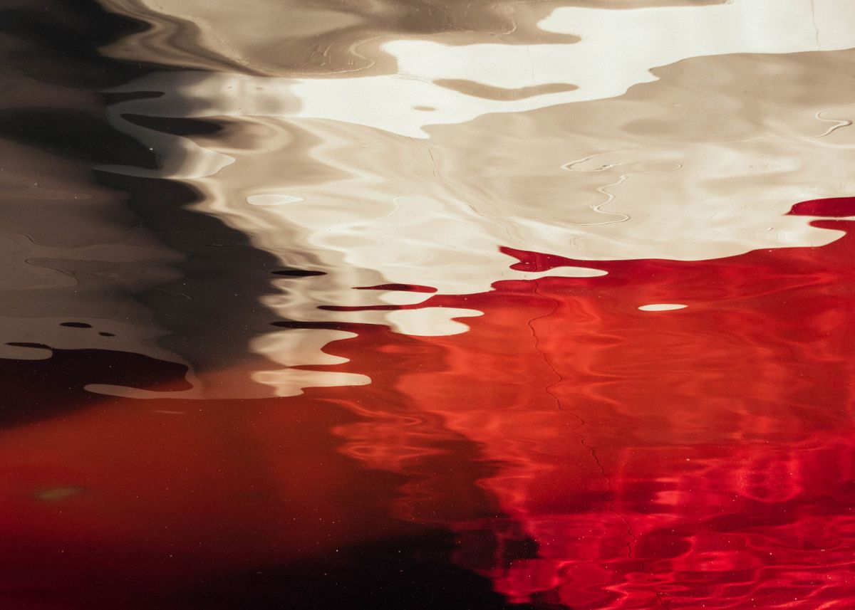 'Red Scape' Poster by Artistic Prints | Displate