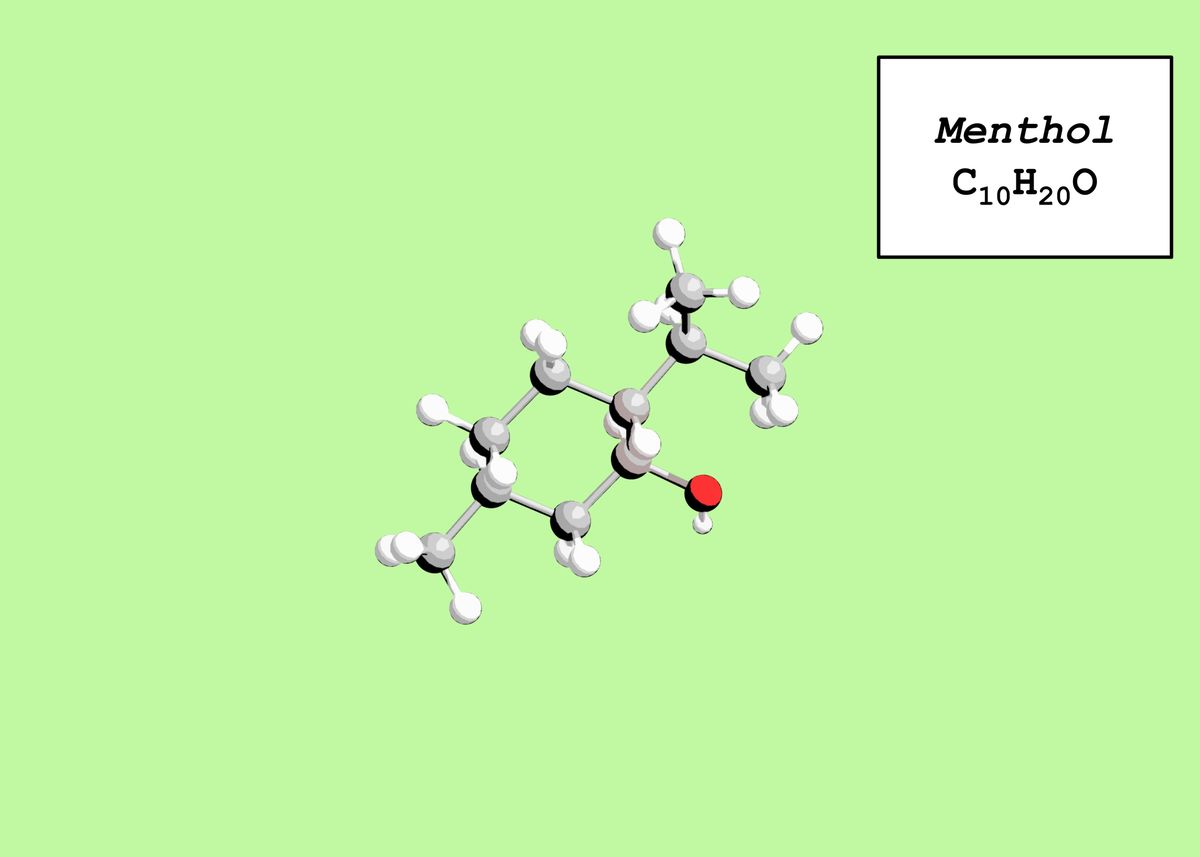 'Menthol' Poster, picture, metal print, paint by ChemECool | Displate