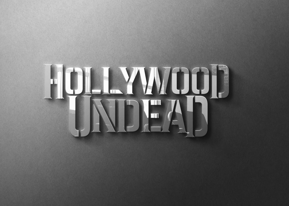 'Hollywood Undead Logo Band' Poster, picture, metal print, paint by The ...