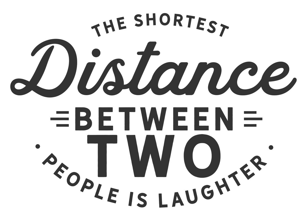 'The shortest distance' Poster, picture, metal print, paint by baraiko ...