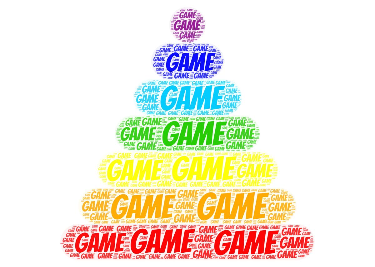 'Game Word Cloud' Poster, picture, metal print, paint by ...