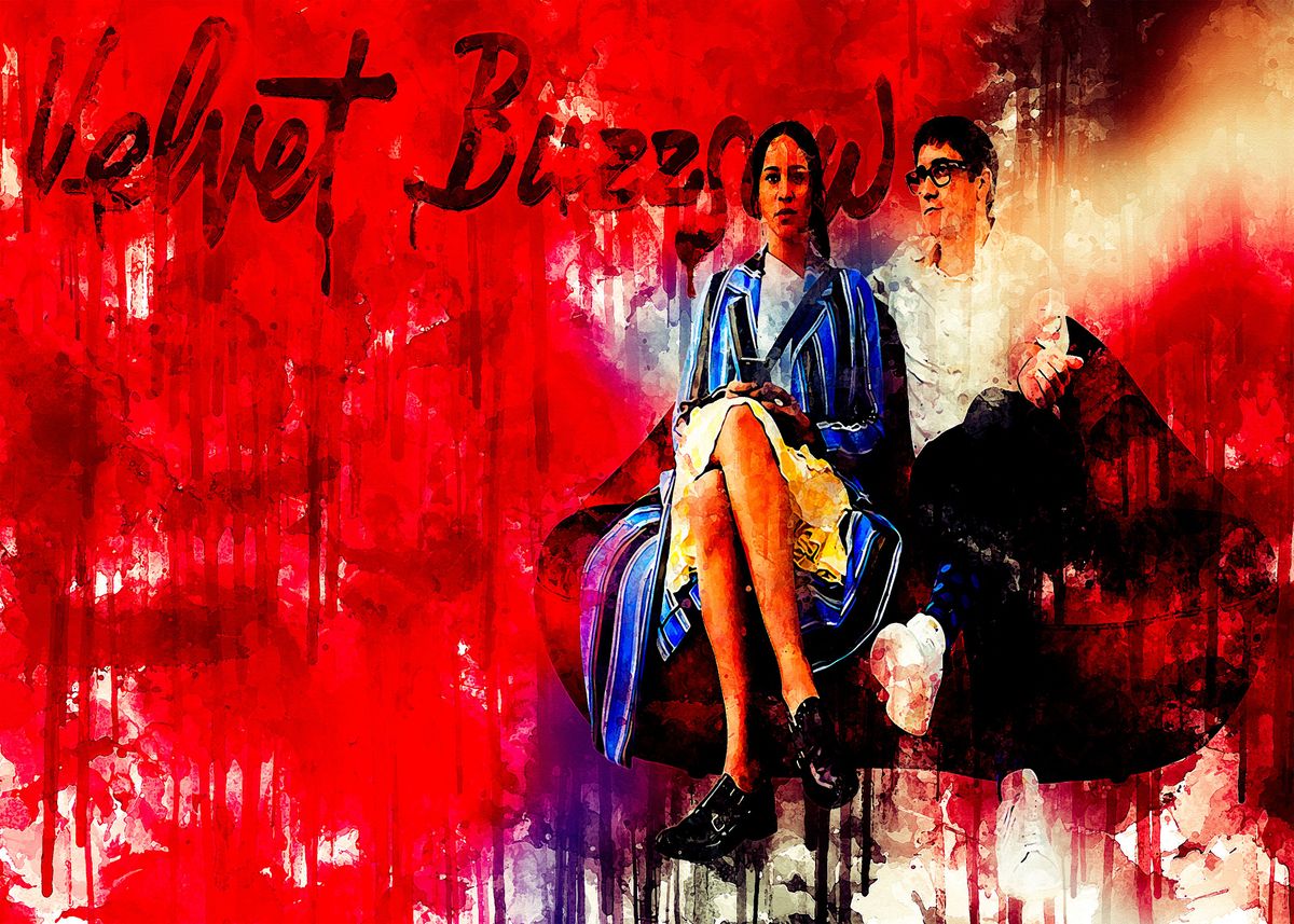 'Velvet buzzsaw' Poster, picture, metal print, paint by Zain Brookes ...