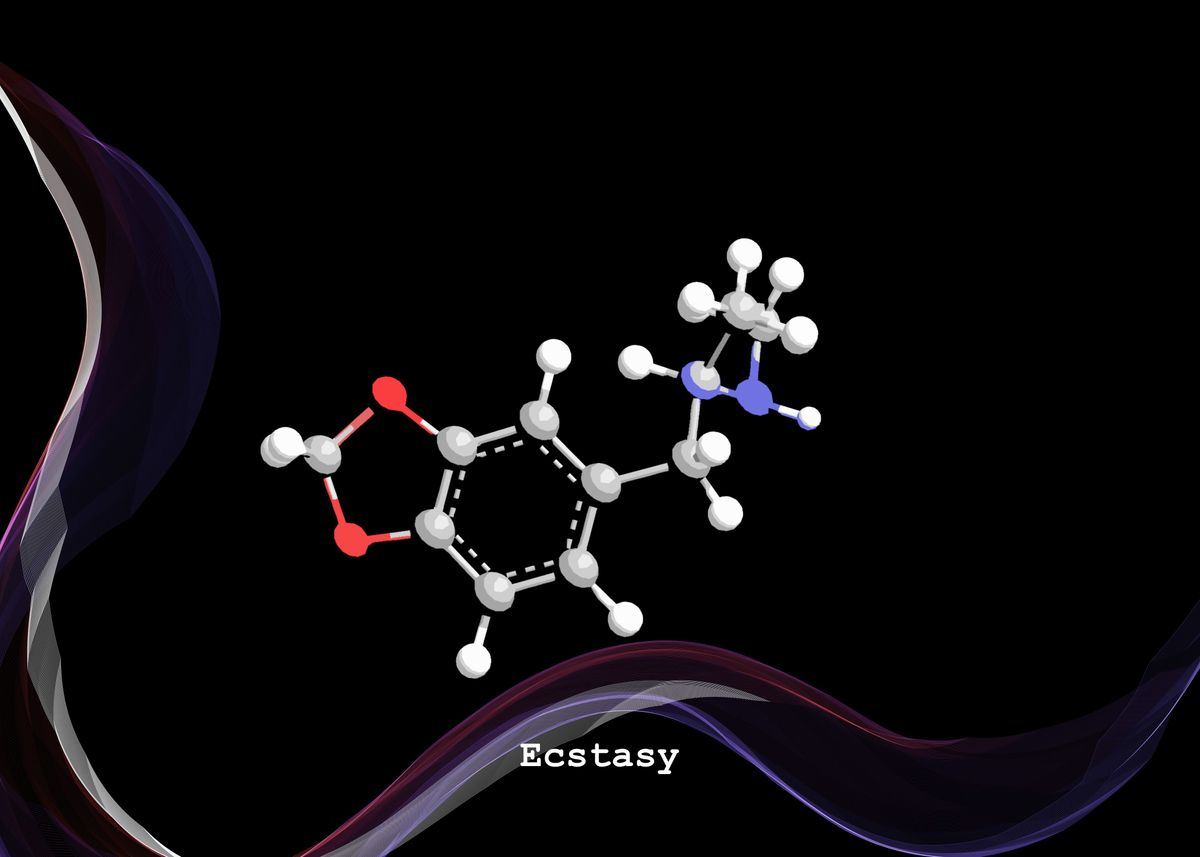 'Ecstasy' Poster by ChemECool | Displate