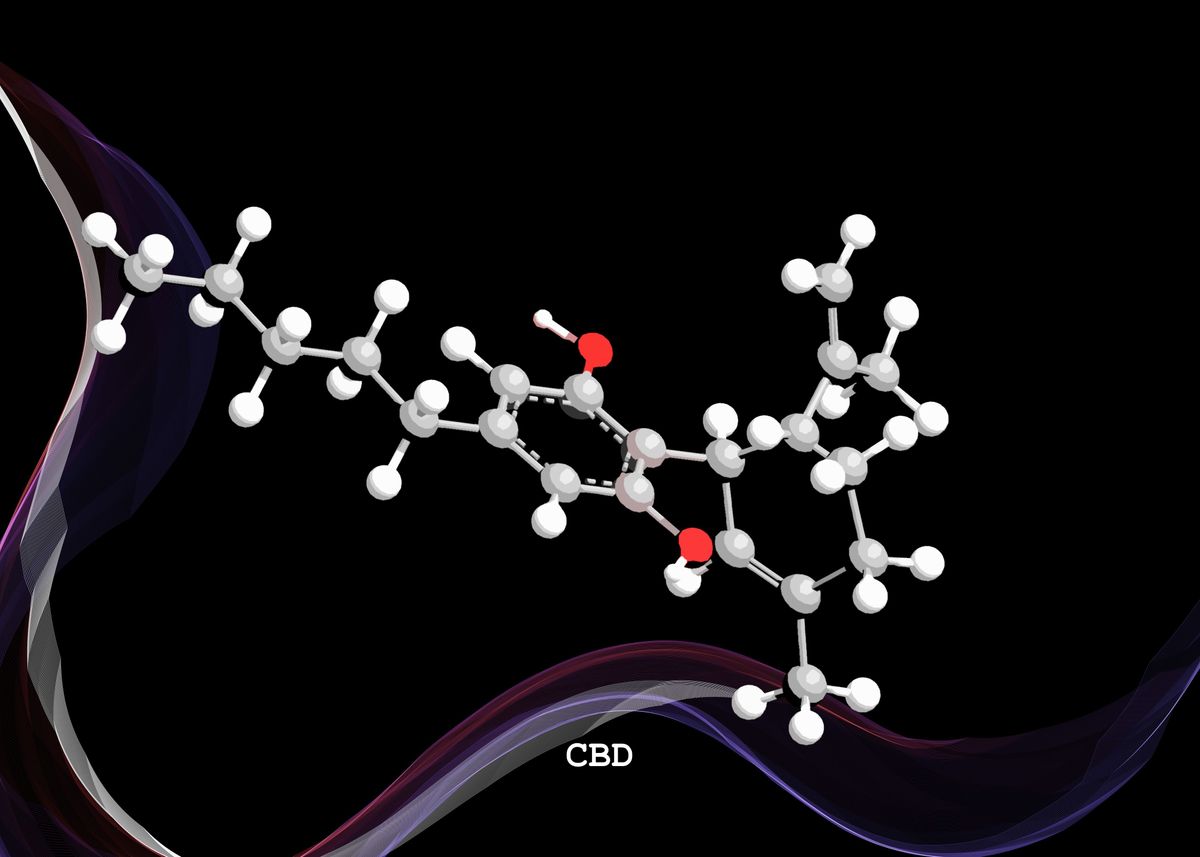 'CBD' Poster by ChemECool | Displate