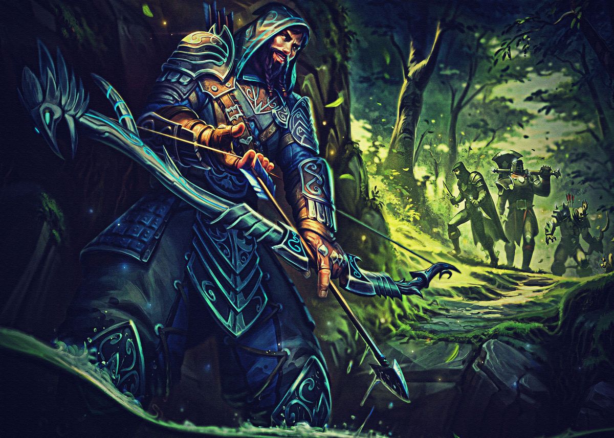 'Smite god champion ' Poster, picture, metal print, paint by Sonny Day ...