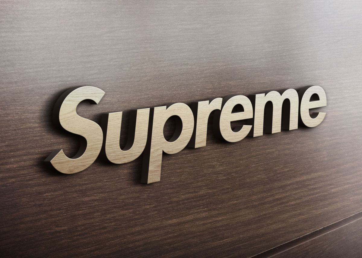 'Supreme Logo Text ' Poster, picture, metal print, paint by Aurora art ...
