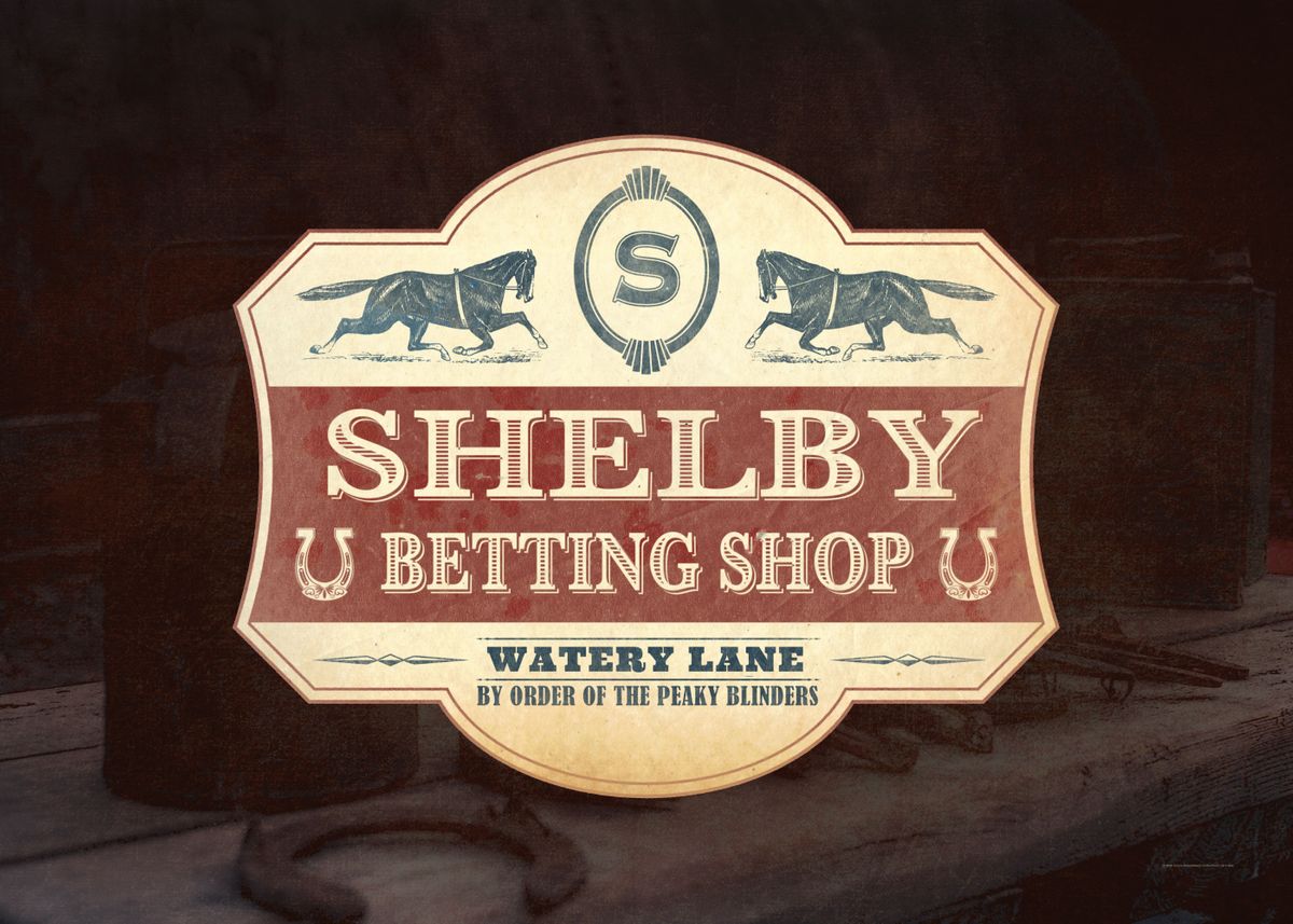 'Betting Shop' Poster, picture, metal print, paint by Peaky Blinders ...