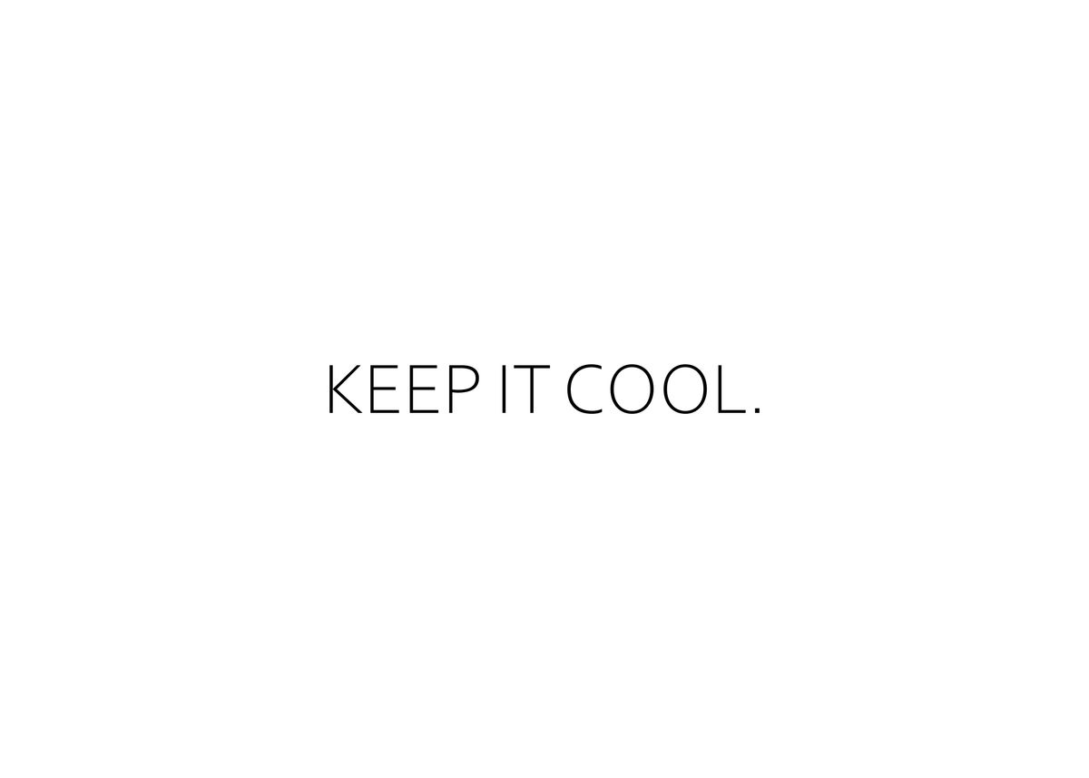 'Keep It Cool' Poster, picture, metal print, paint by Zane Bradshaw ...