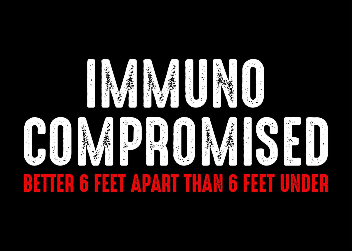 'Immunocompromised Better' Poster, picture, metal print, paint by funk ...